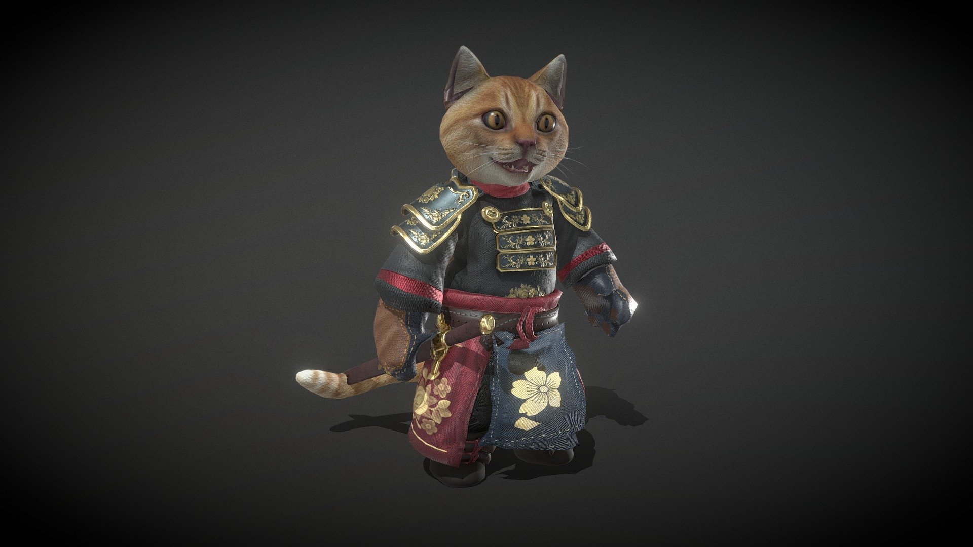 Knight Cat - 3D model by Asyraaf Ahmadi (@asyraaf) [0d56967] - Sketchfab