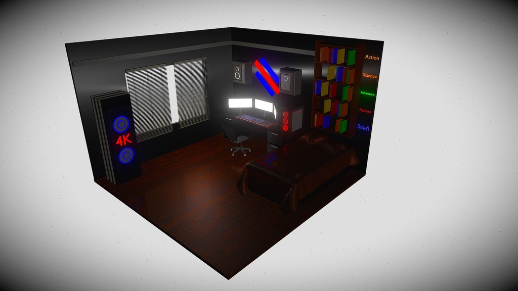 gaming intro - A 3D model collection by 90scaptainlive - Sketchfab