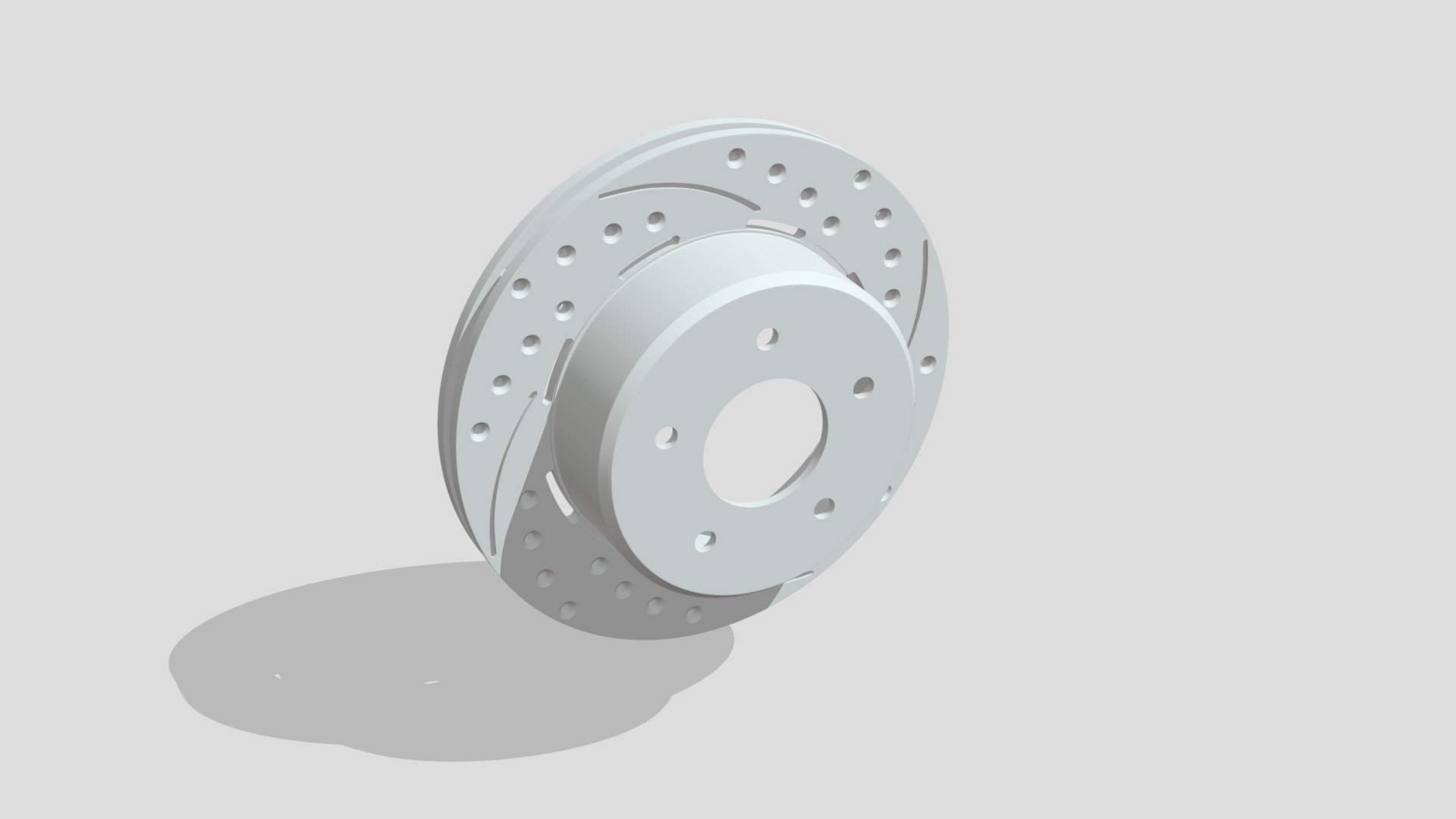 Vented Brake Disc - 3D model by markdedfish [0d5930c] - Sketchfab