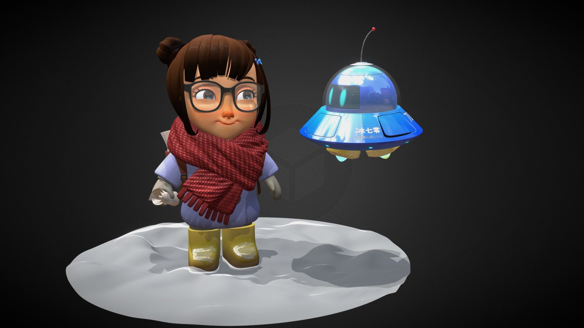 J Chan Little Explorer Mei - 3D model by JChan [0d59464] - Sketchfab