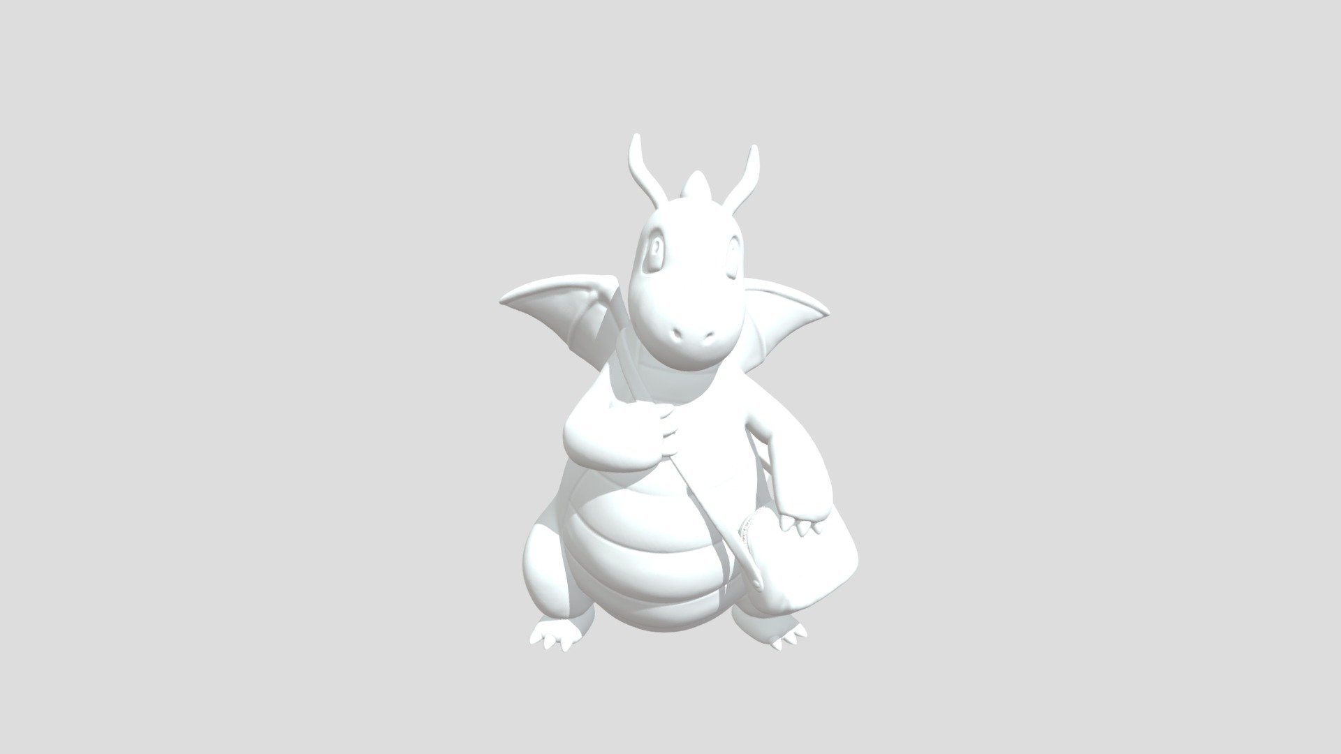 Dragonite (1) - Download Free 3D model by Bunnyolny [0d59841] - Sketchfab