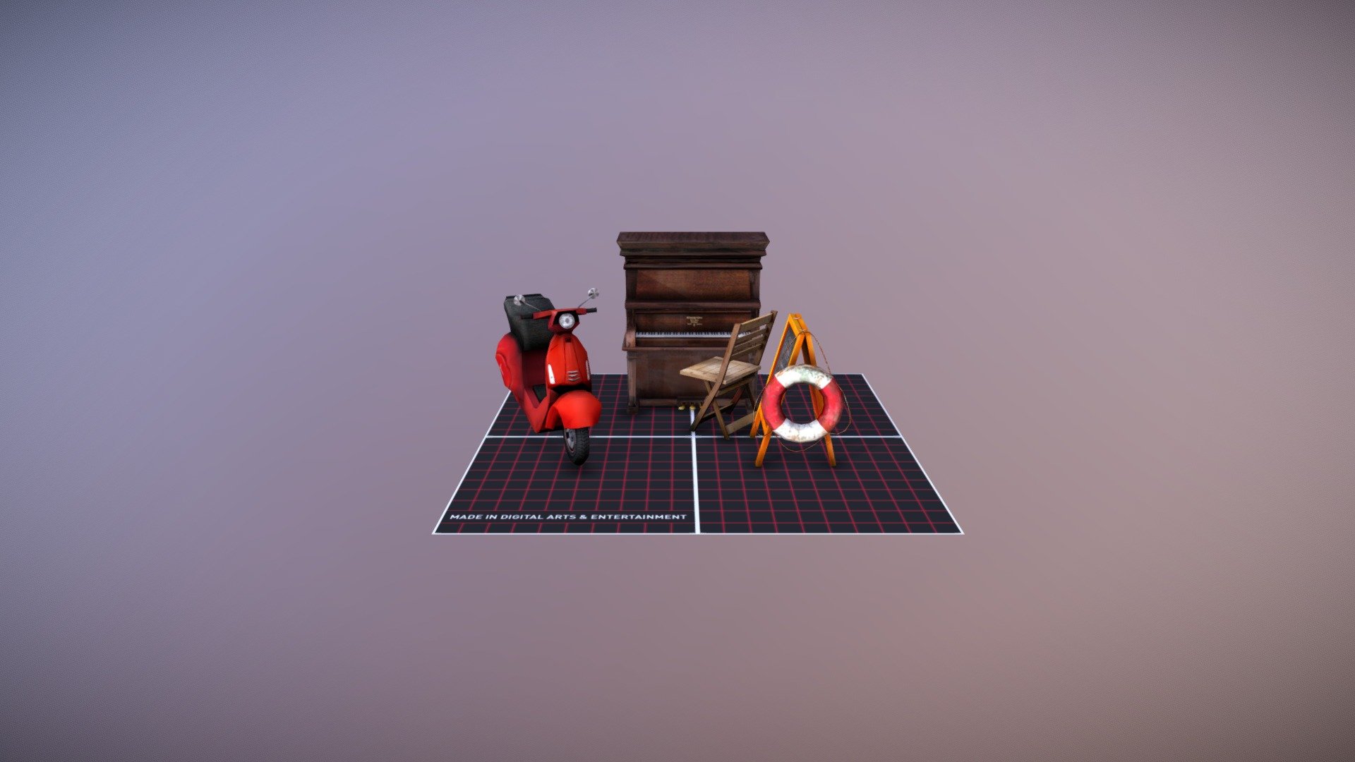 5 props - 3D model by anastasiakrouglova [0d5b67d] - Sketchfab