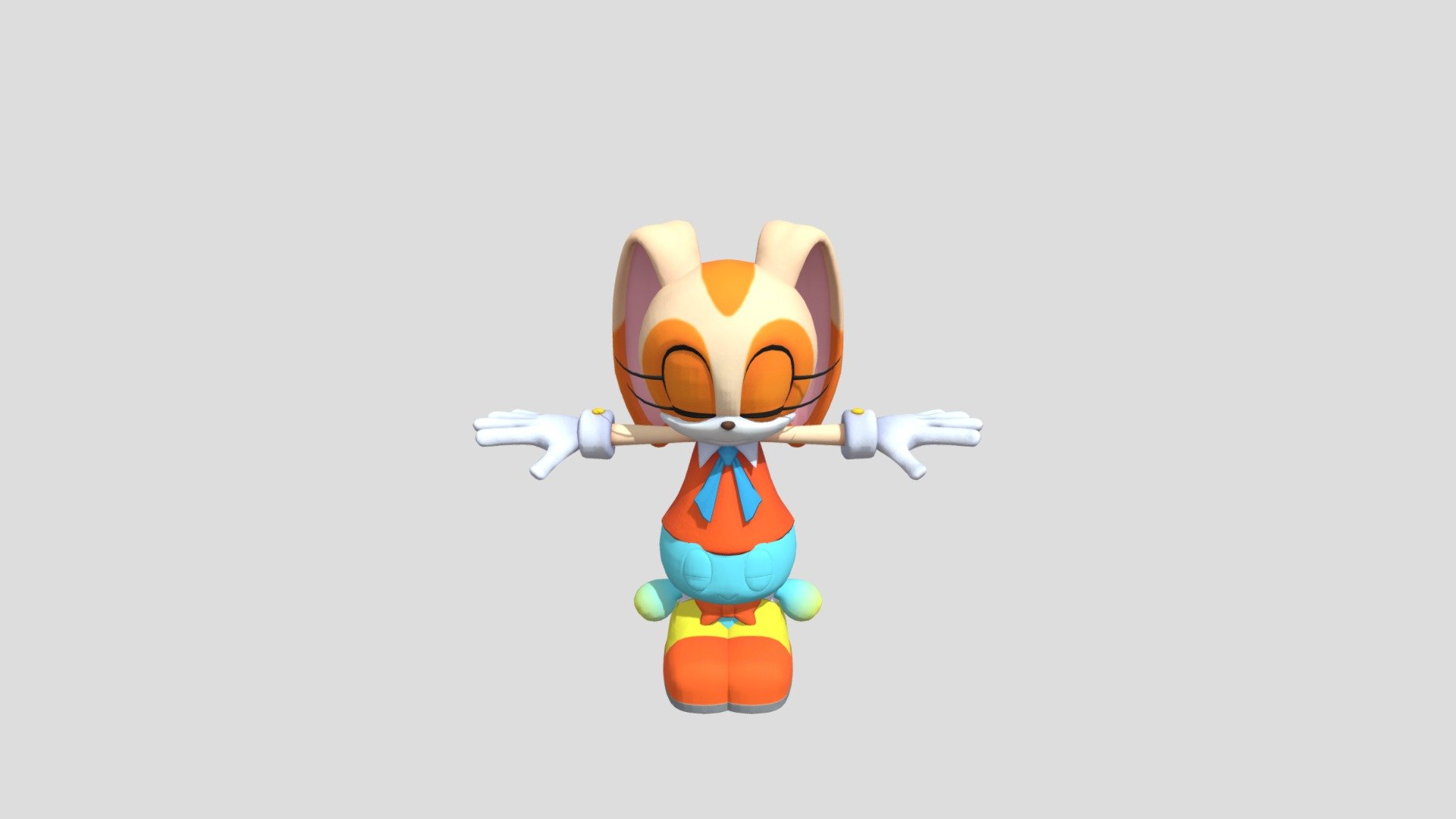 Sonic Racing: CrossWorlds - Cream Model - Download Free 3D model by ...