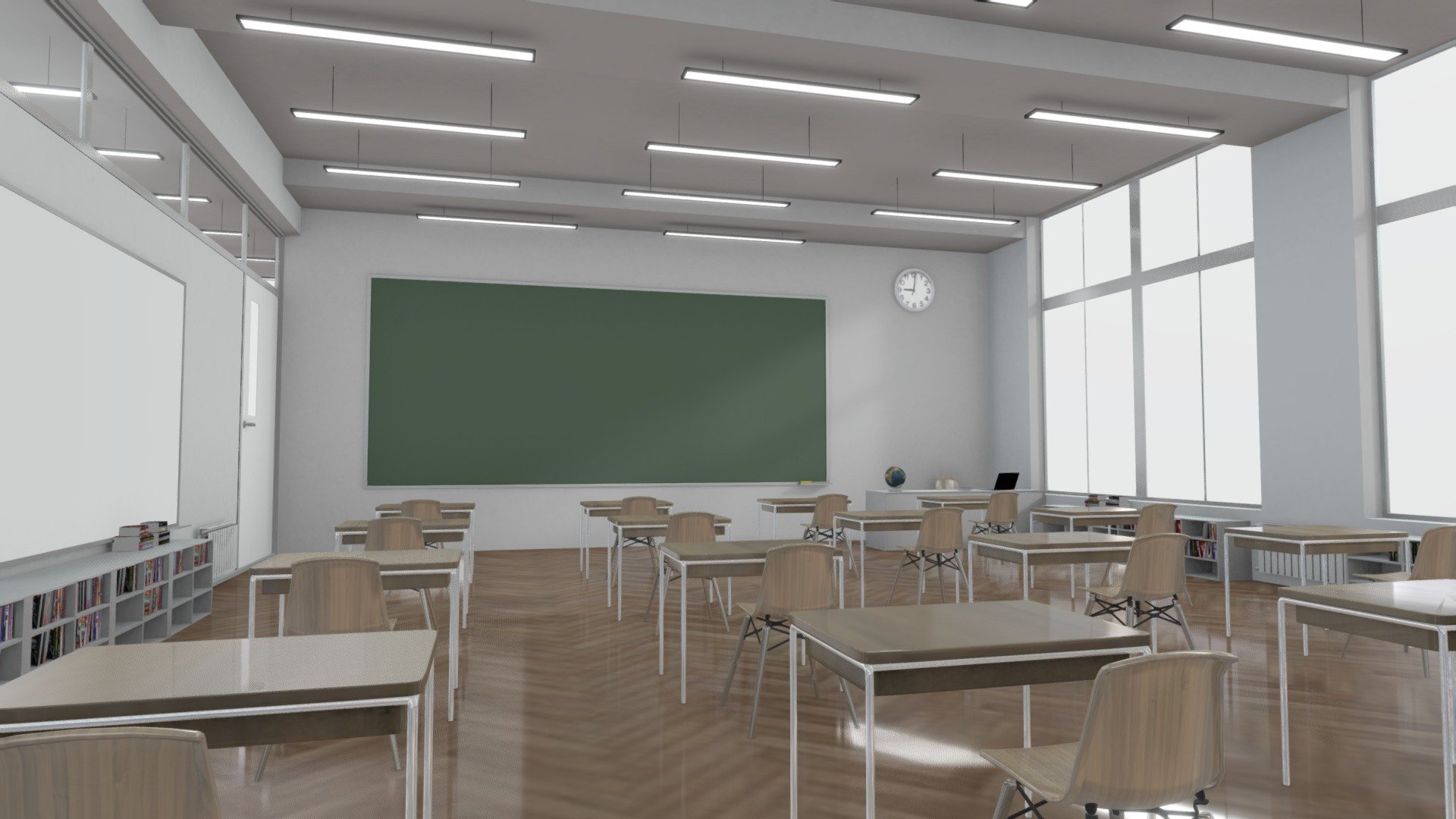 VR ClassRoom Feb 2021 - Buy Royalty Free 3D model by BehNaM (@GbehnamG ...