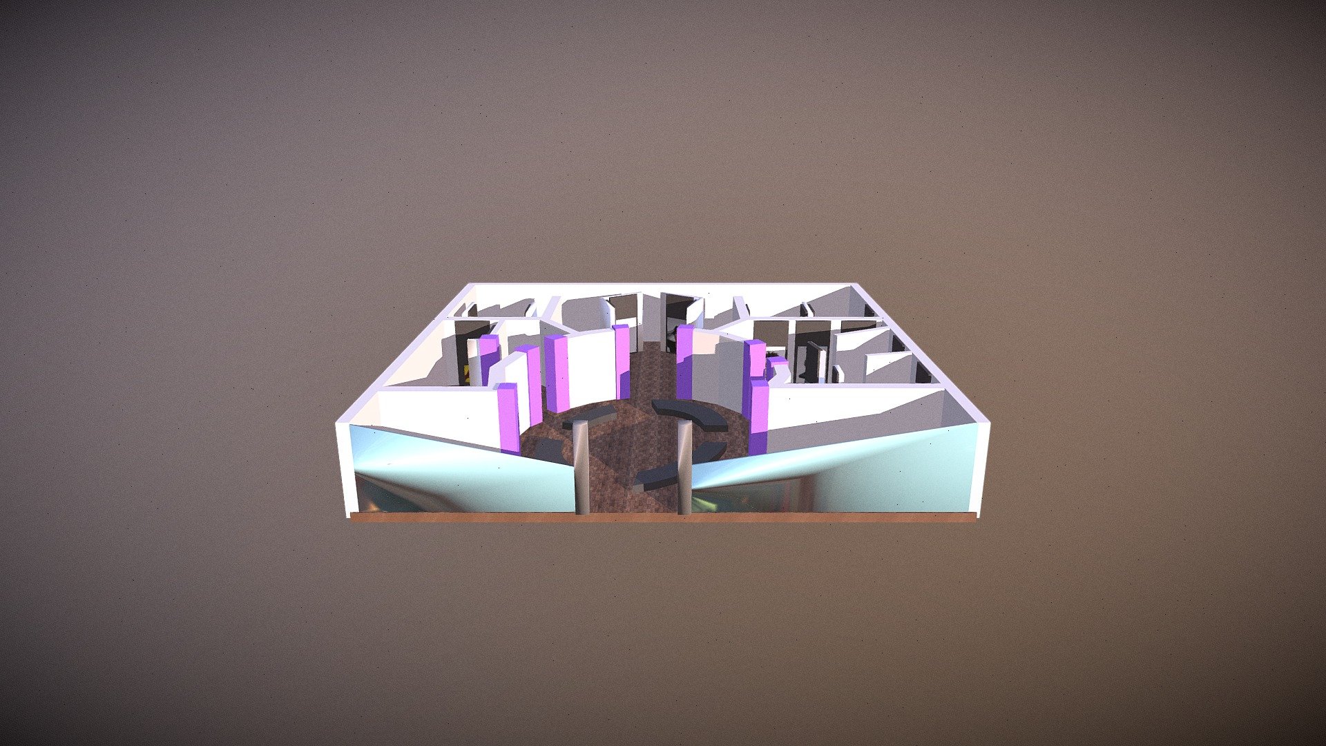 Spazio espositivo - 3D model by LOlloPollo [0d6653a] - Sketchfab