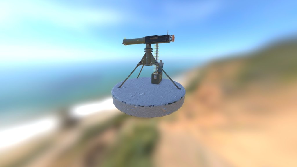 Vickers machine gun - 3D model by Declan96 [0d66c02] - Sketchfab