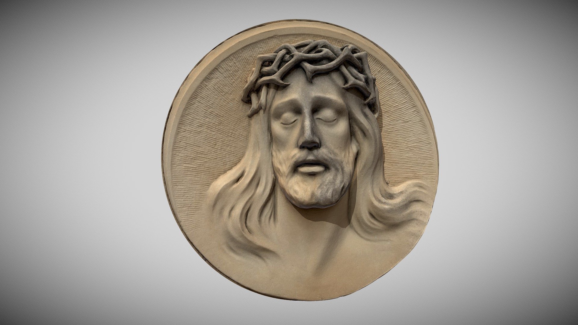 Bas-relief of Jesus Christ - 3D model by Ximo Vilaplana (@ximovilaplana ...