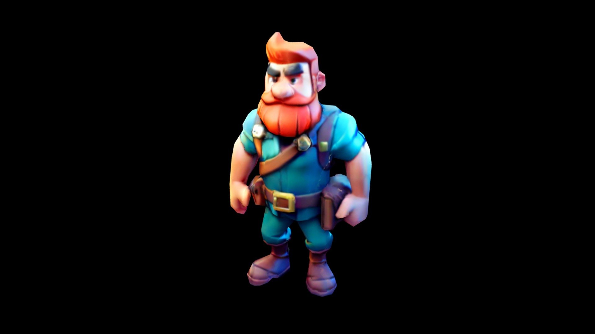 "Sparky the Electric Blue Cartoon Organism A Joy - Download Free 3D ...