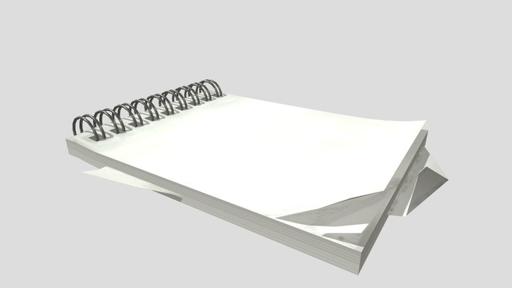 Notepad 3D models - Sketchfab