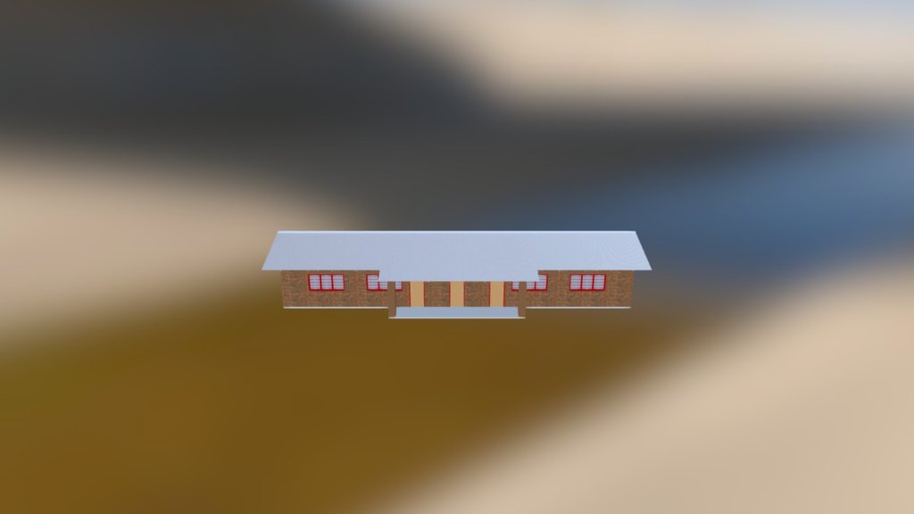 2 Block Classroom - 3D model by peterhazendonk [0d6b7ab] - Sketchfab
