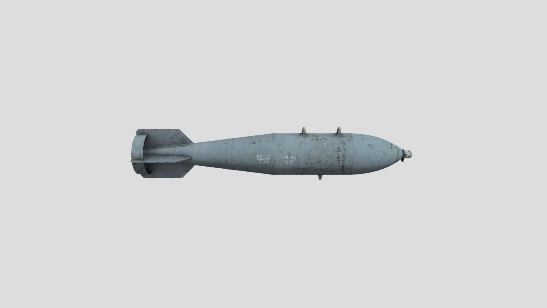 SU 250 kg FAB-250M-62 bomb (War Thunder) - Download Free 3D model by ...