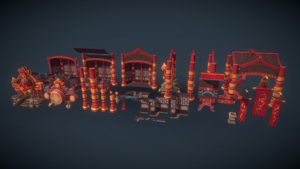 Hand Painted Series - A 3D model collection by BitGem - Sketchfab