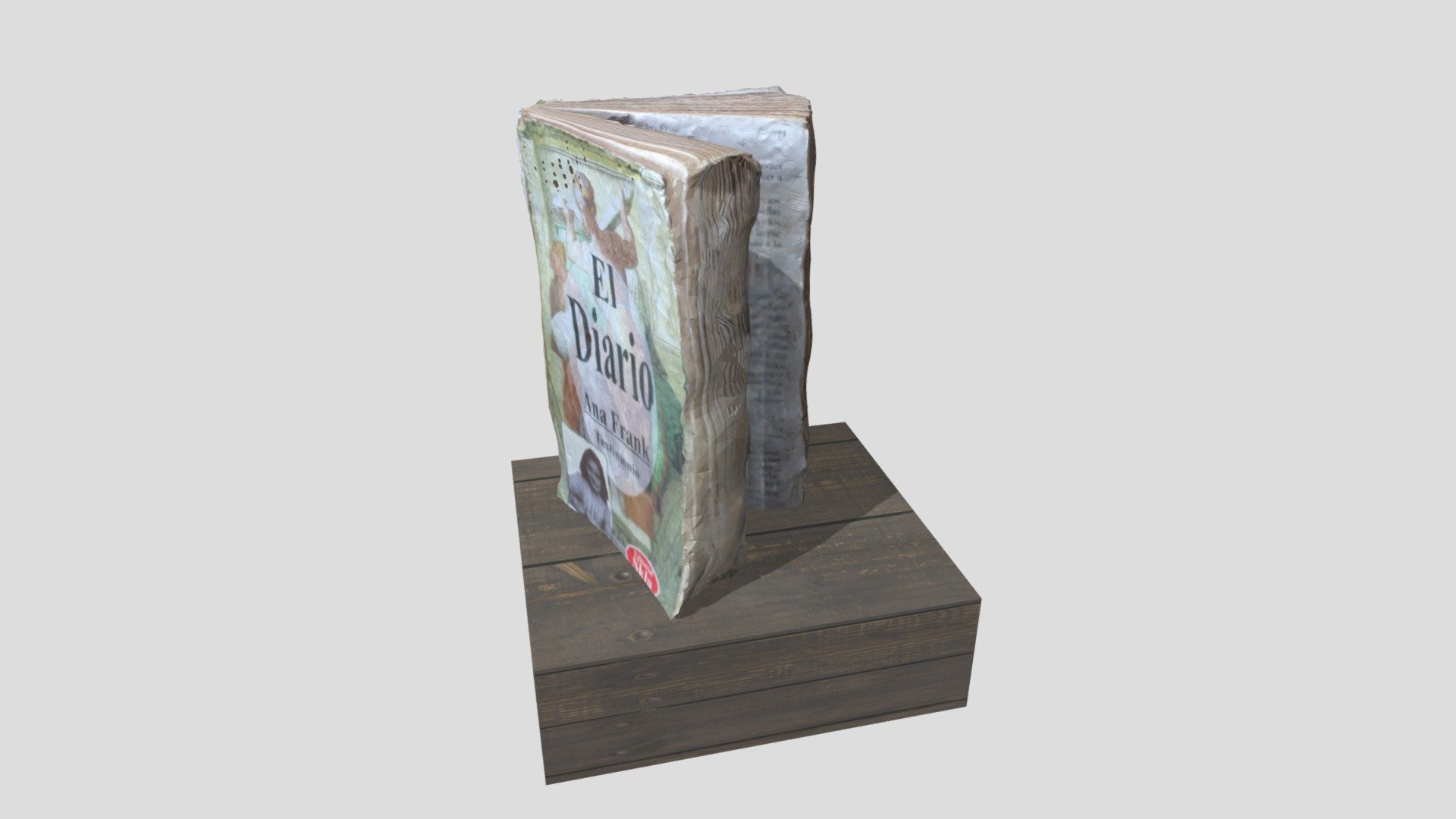 Libro El Diario Anne Frank Download Free 3d Model By Laurarojas