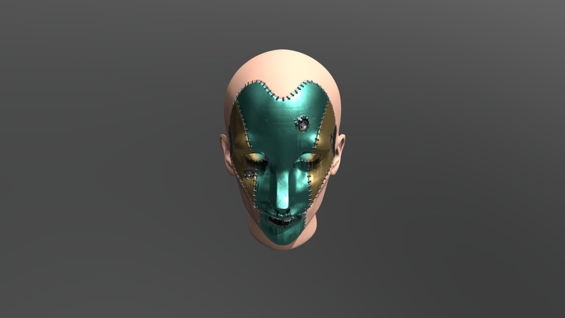 Cyborg Head - Download Free 3D model by ToGi (@guifilipe) [0d6fdfb ...