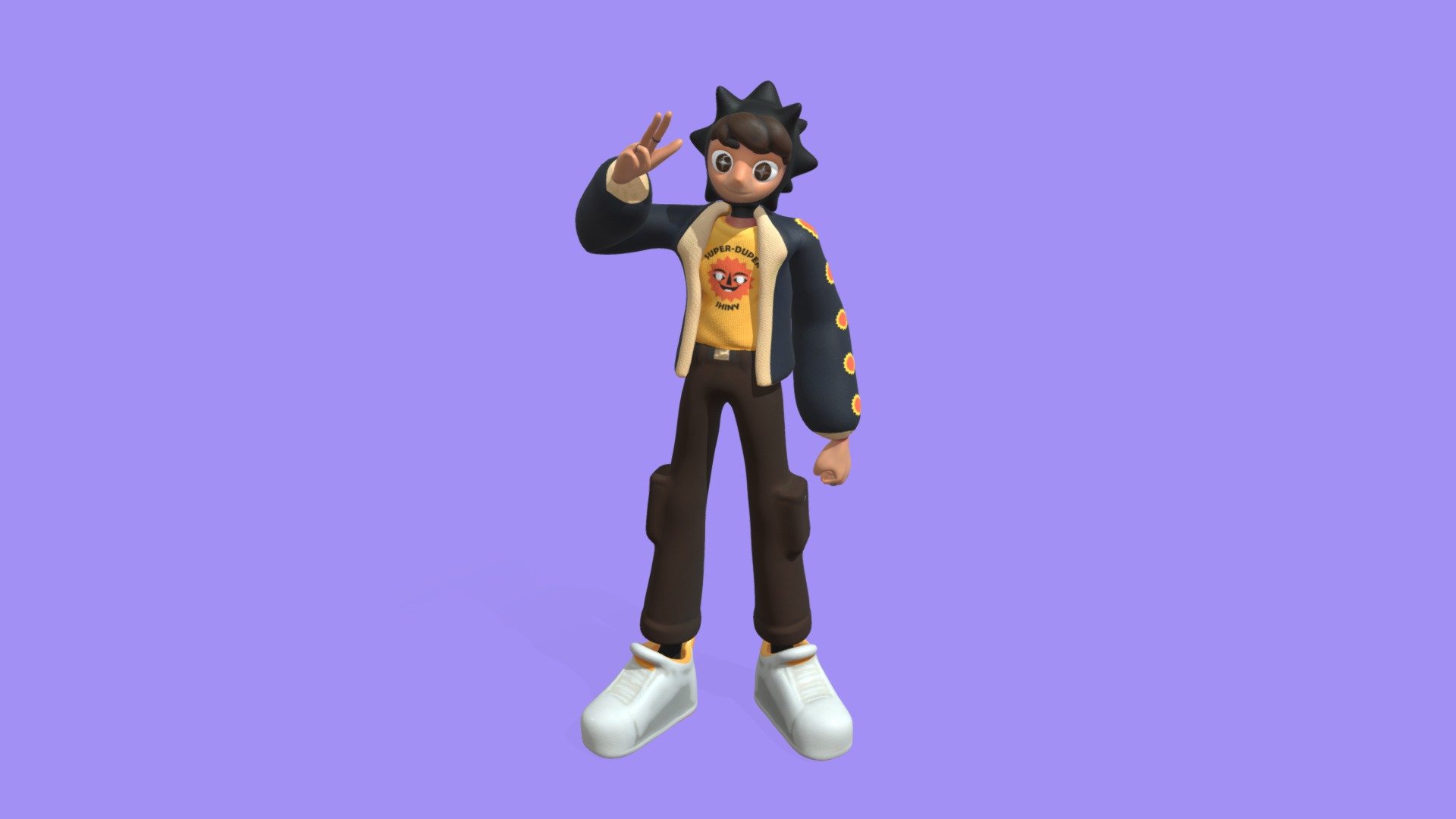 Sun Boy - 3D model by NOCTUA (@tesisgrupo4) [0d70f4d] - Sketchfab