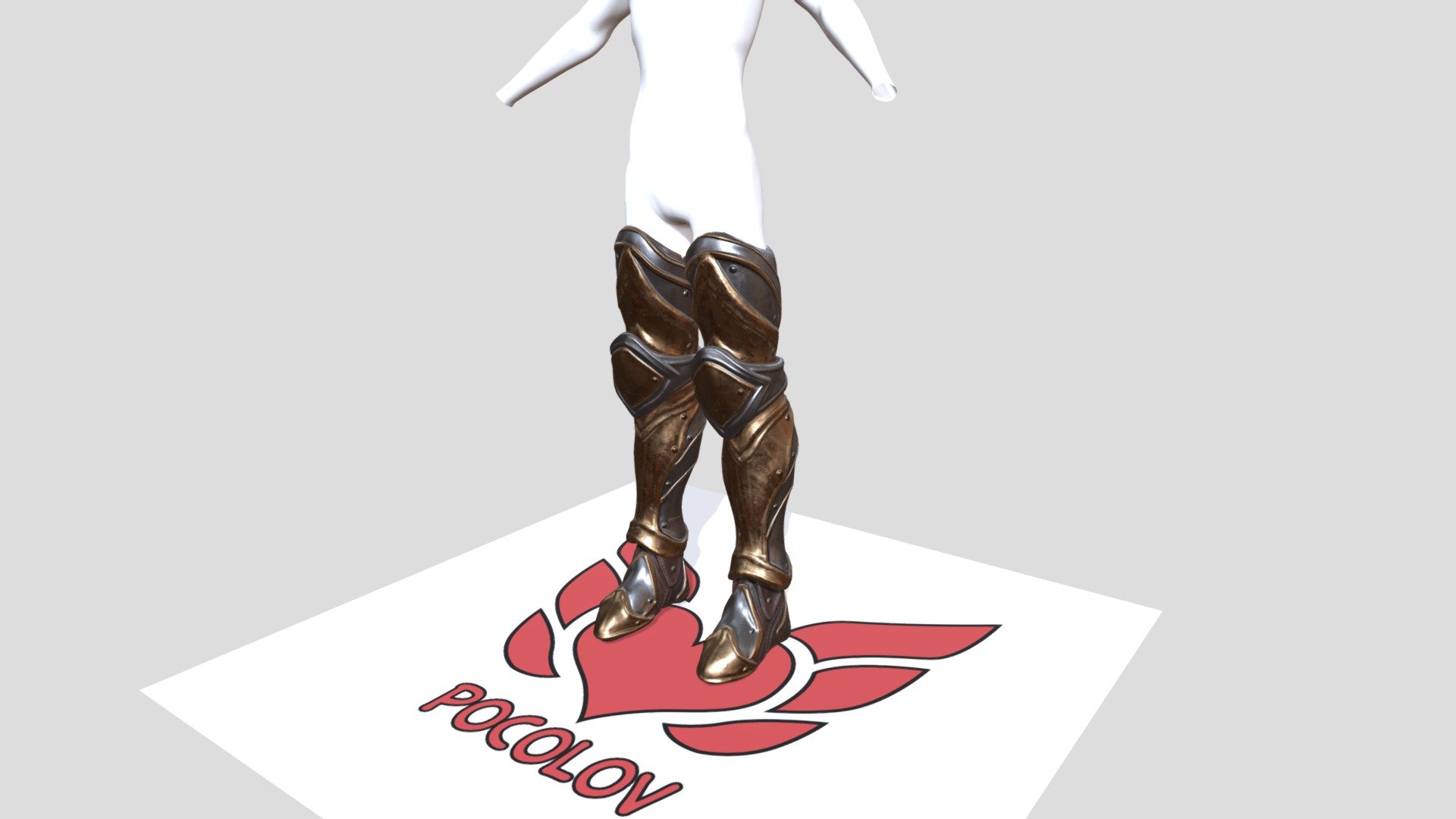 Avatall Adam Iron Bull Legs Armor - Buy Royalty Free 3D model by ...