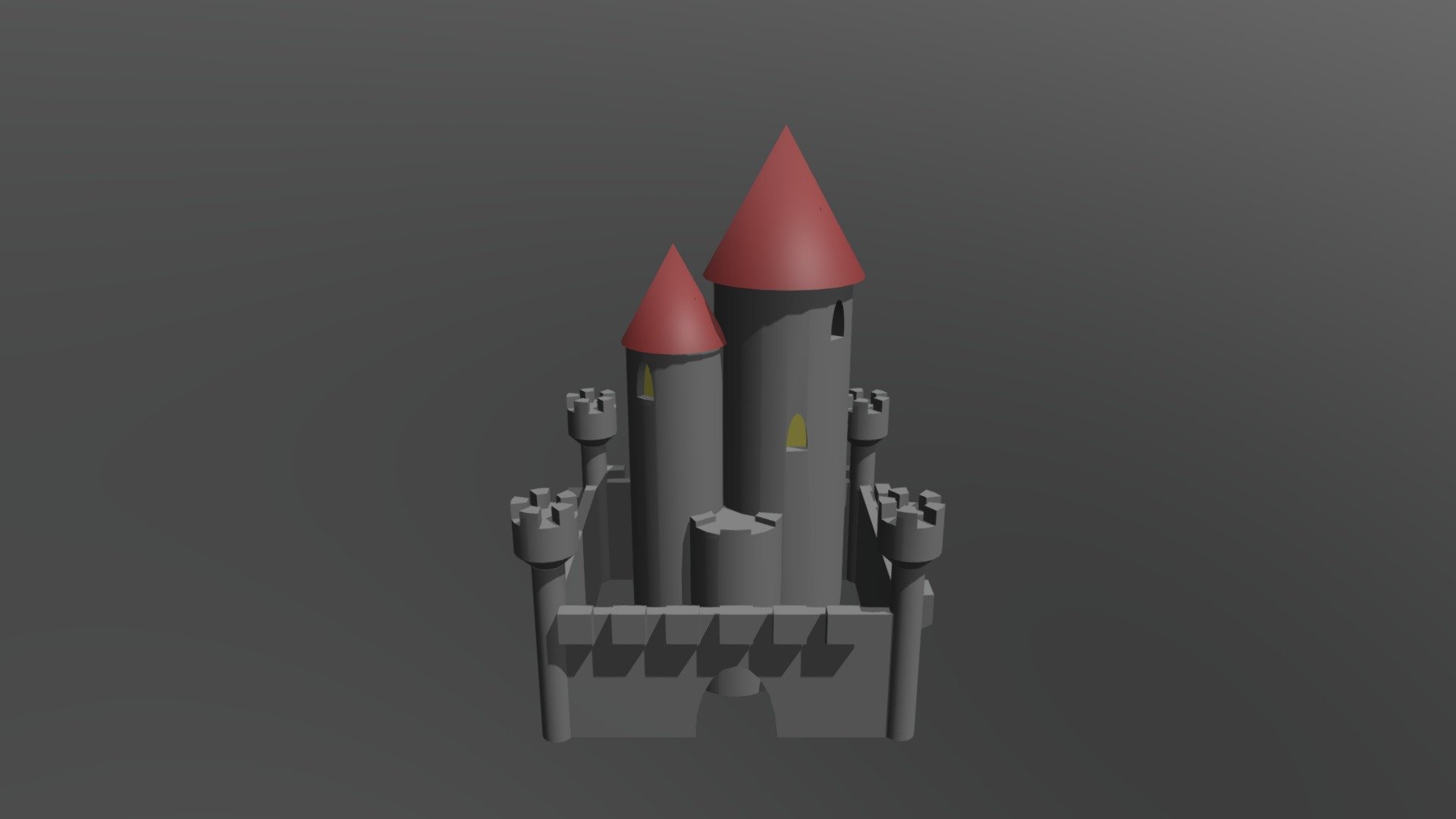 Castle - 3D model by gwalk3d [0d755a1] - Sketchfab