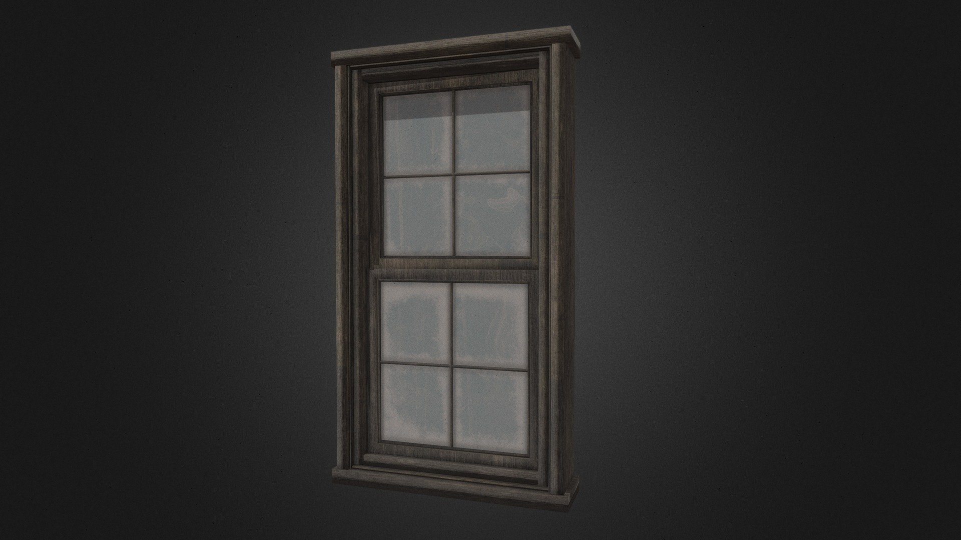 Realistic Old Wooden Window - Download Free 3D model by Nait (@pasworo ...