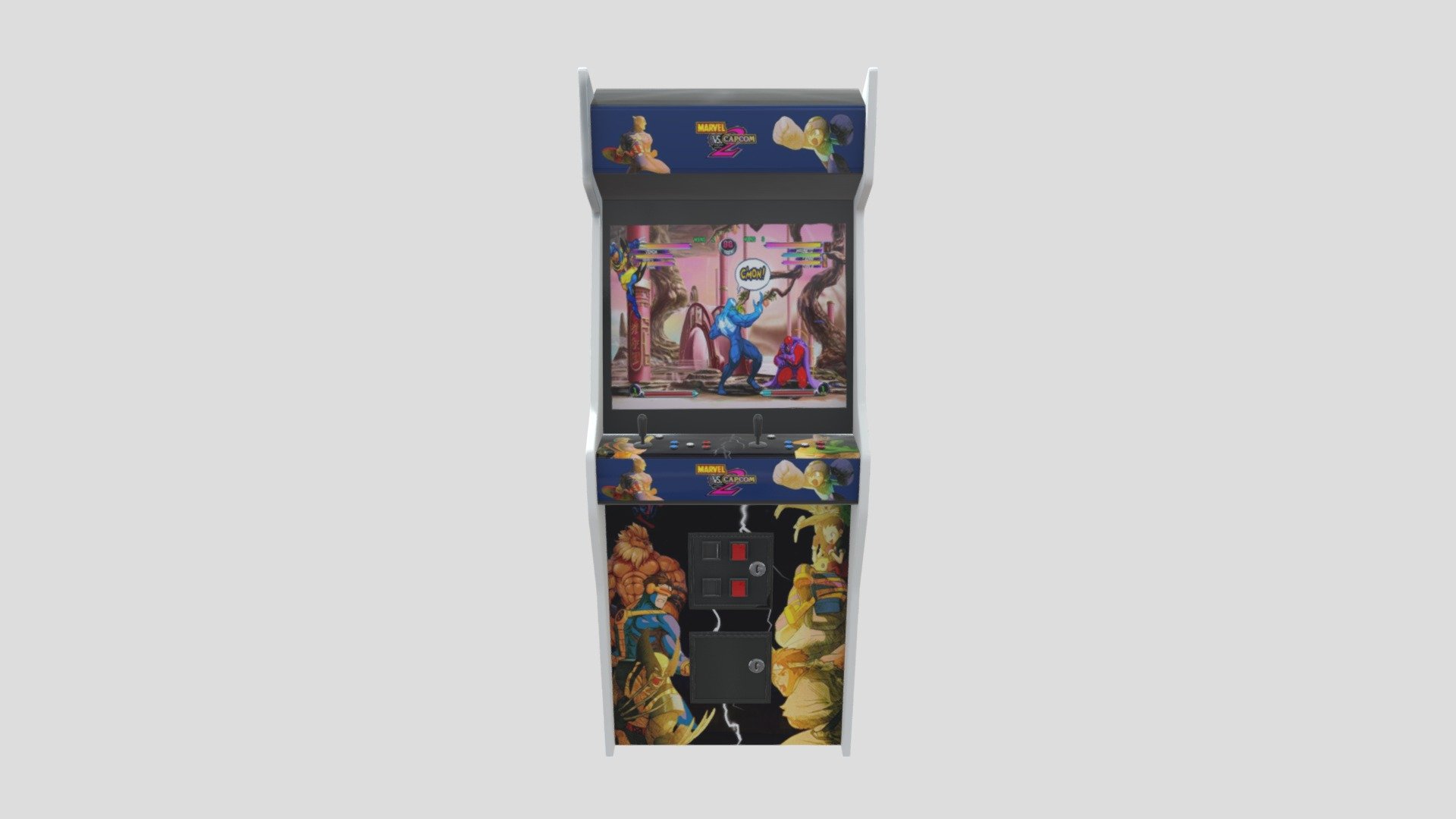Marvel vs Capcom Arcade Machine - 3D model by Drstufet [0d77909 ...