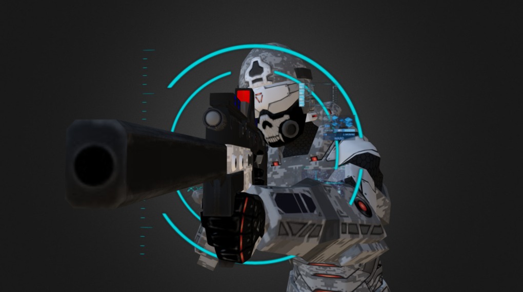 Future WAR Soldier - 3D model by jx40108246 [0d7917d] - Sketchfab