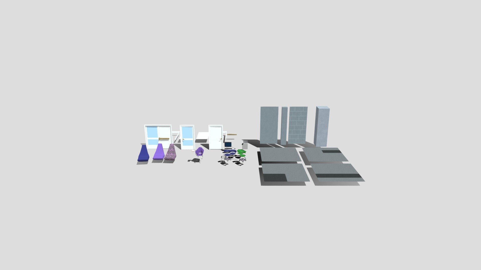 Fletcher Modular Pieces - 3D model by AFletcherWP [0d7ae16] - Sketchfab