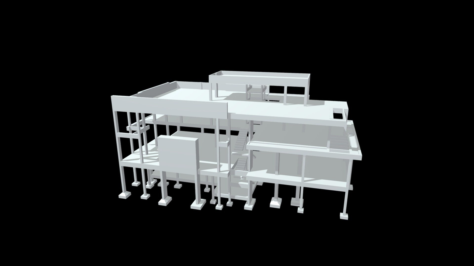 RESIDÊNCIA IVN - Download Free 3D model by mauriciocaberlon [0d7b846 ...