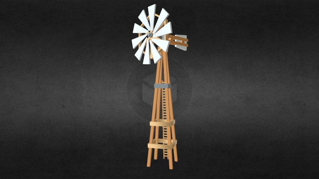 Windmill - 3D model by reidei [0d7bb72] - Sketchfab