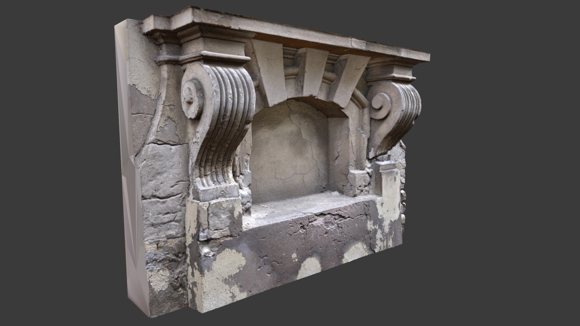 Old Decorations Under Windowsill - Download Free 3D model by Faitel ...