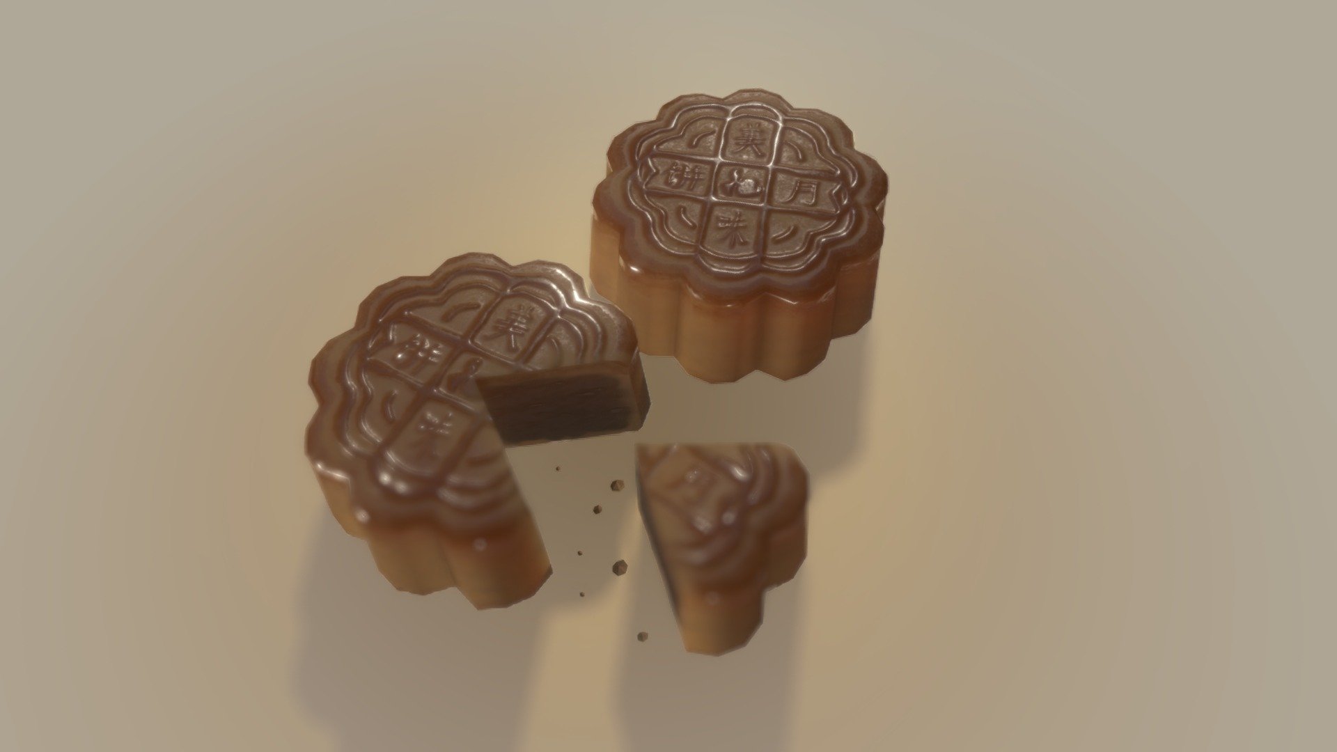 Mooncakes - Buy Royalty Free 3D model by billionlioe [0d7c057 ...