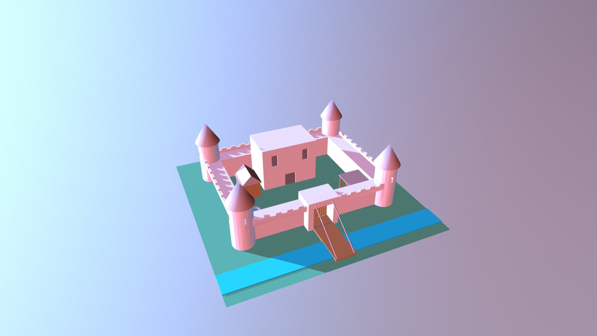 Castle - 3D model by NateduhLamb [0d7c78e] - Sketchfab