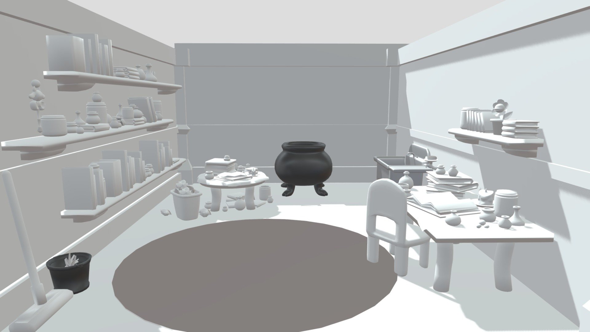 Witch Room - 3D model by MoniRex [0d7e74e] - Sketchfab
