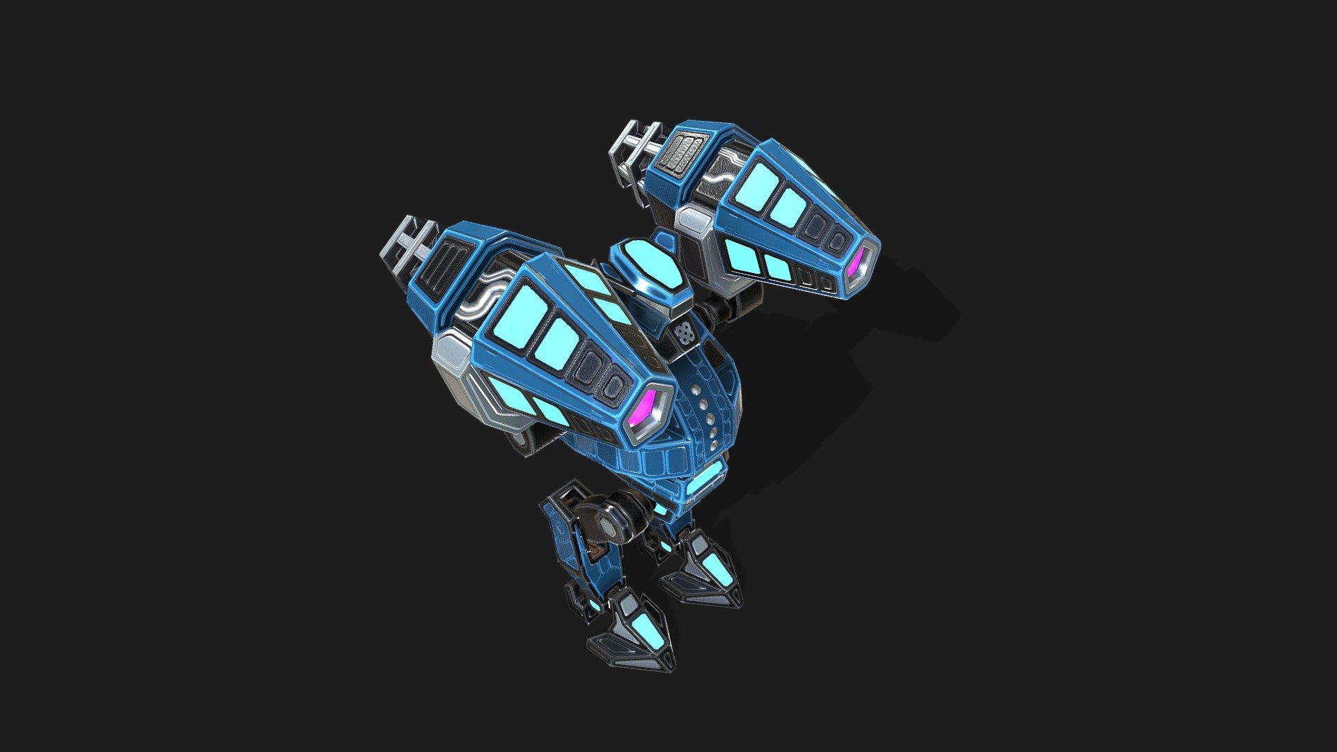 xWar: Plasma Bot - 3D model by Miguel Beckers (@miguelbeckers) [0d805dd ...