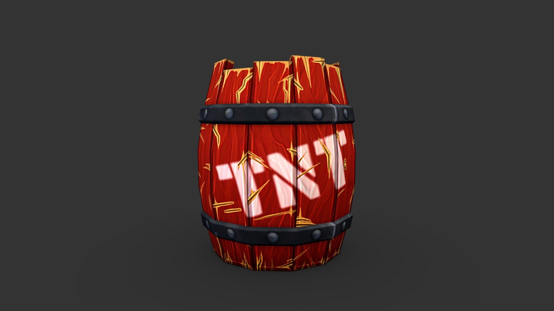 Explosive Barrel - 3D model by MKulrich [0d80863] - Sketchfab