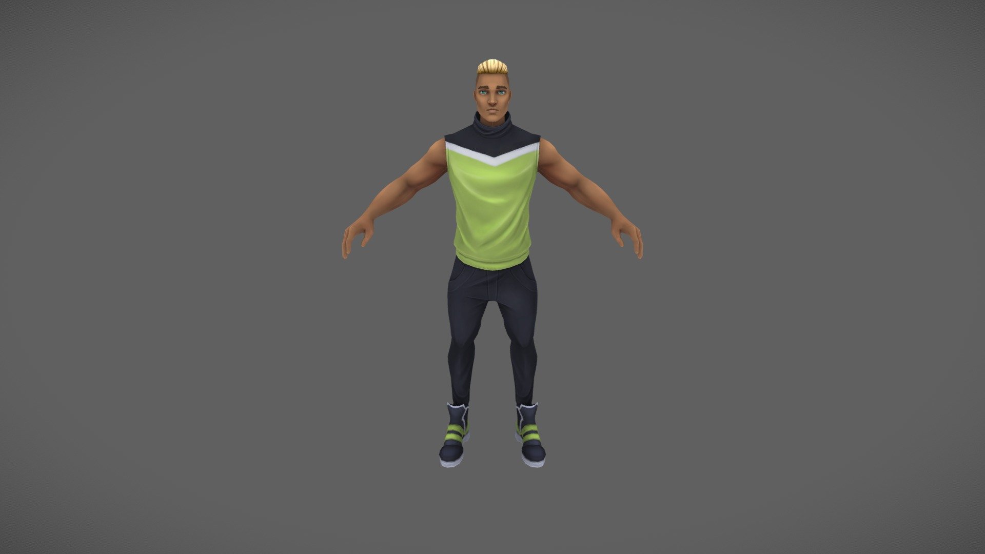 Man Lowpoly - 3D model by dvnkate [0d819df] - Sketchfab