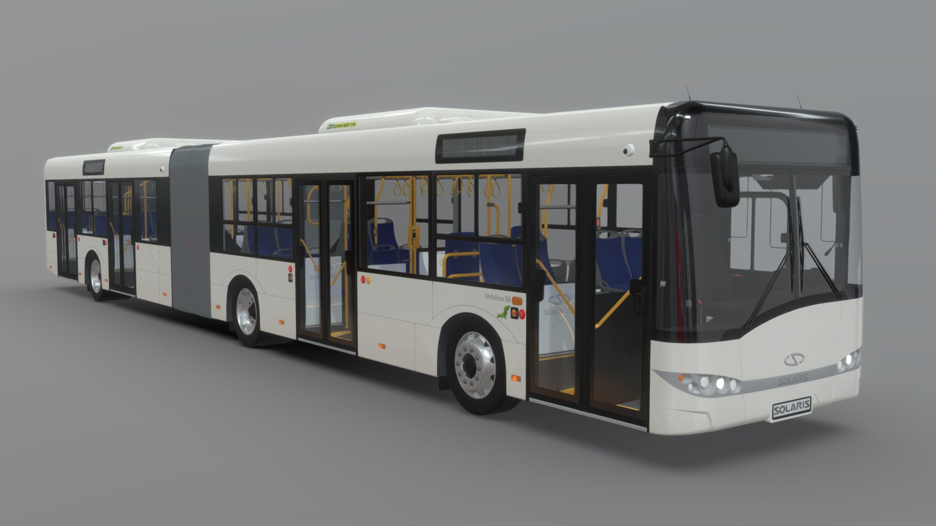 Solaris Urbino 18 III Euro 6 [Full Interior] - 3D model by Voynaroveech ...