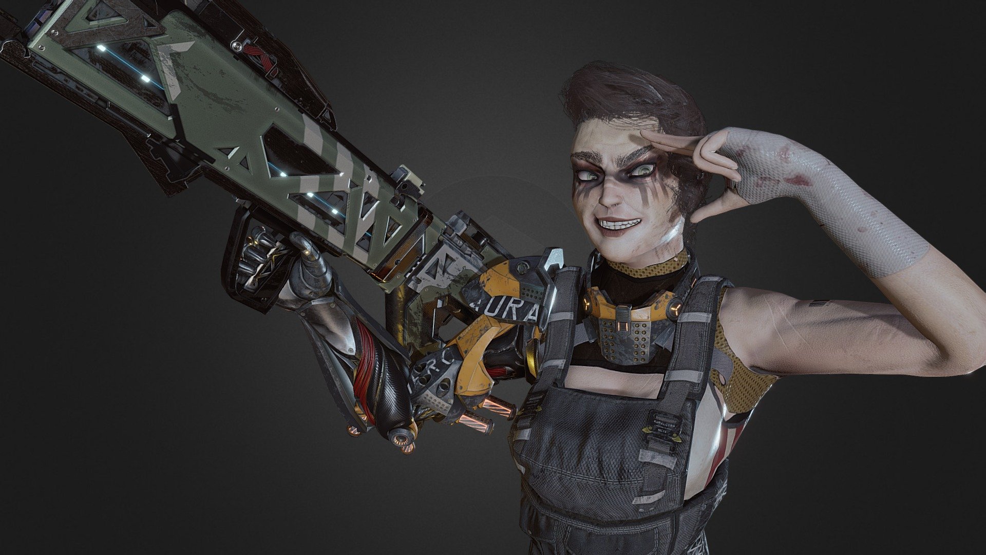 Mercenary - 3D model by Santeri Riikonen (@eKross) [0d84f62] - Sketchfab