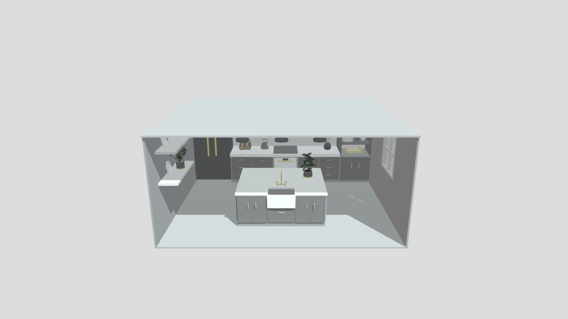 Kitchen 2 - 3D model by Saliha.0.8 [0d852dd] - Sketchfab