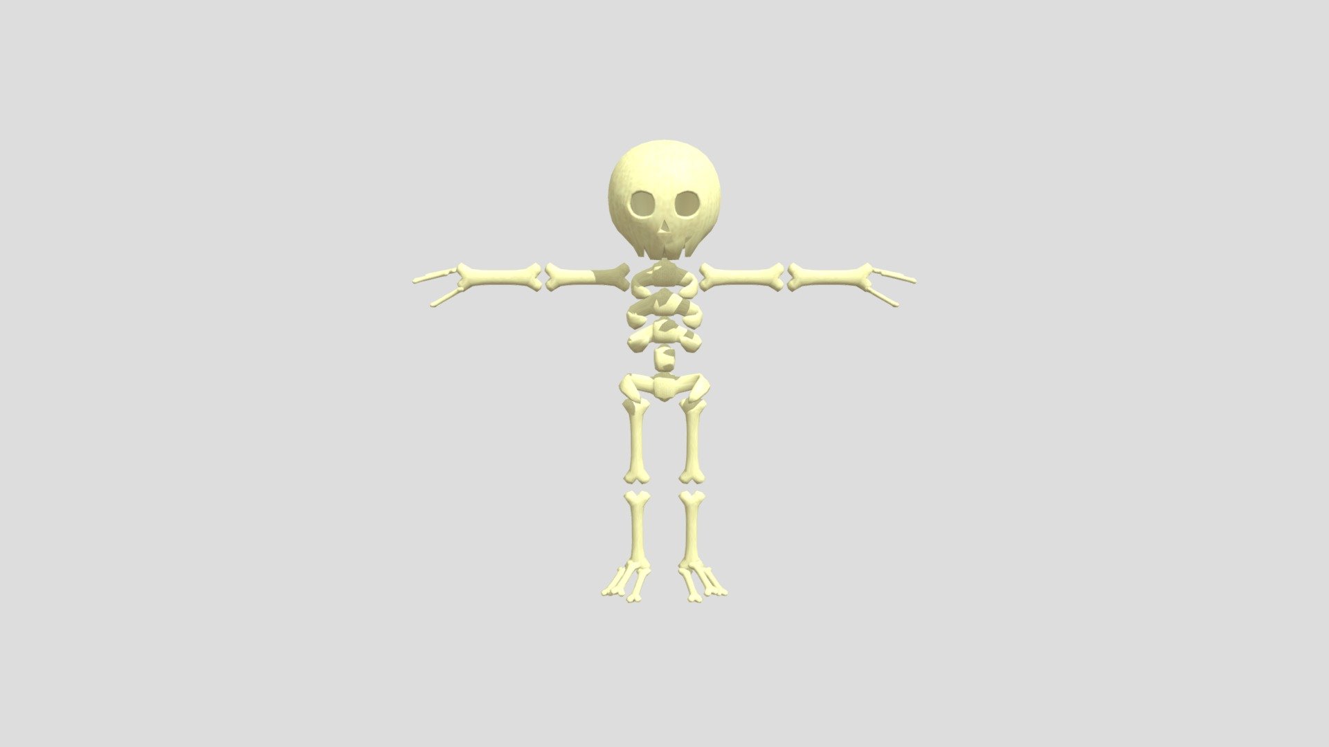 Skeleton - 3D model by NiLu00 [0d85594] - Sketchfab