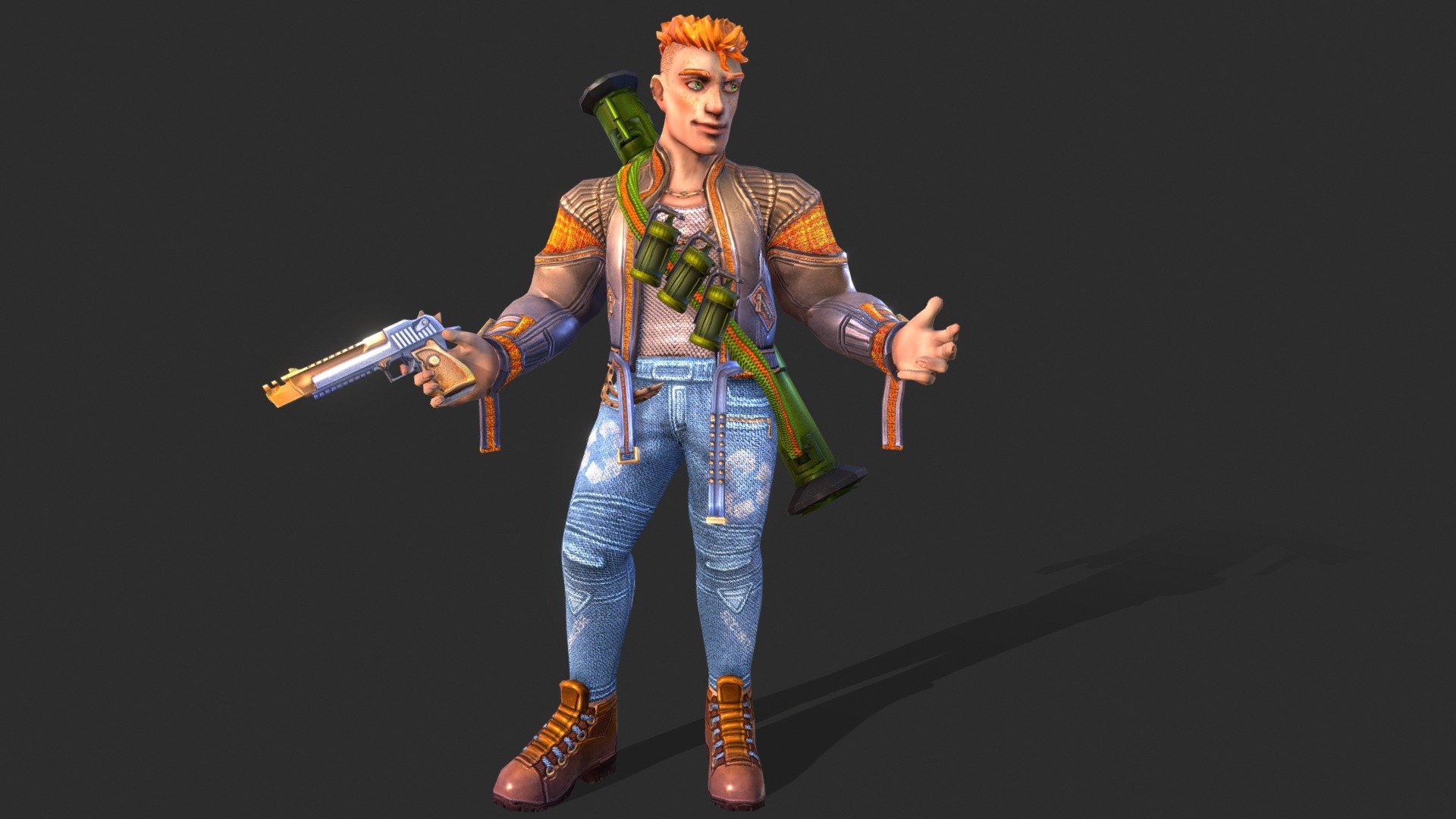 Stuntman - 3D model by Larolei Low Poly (@strix567) [0d85a52] - Sketchfab