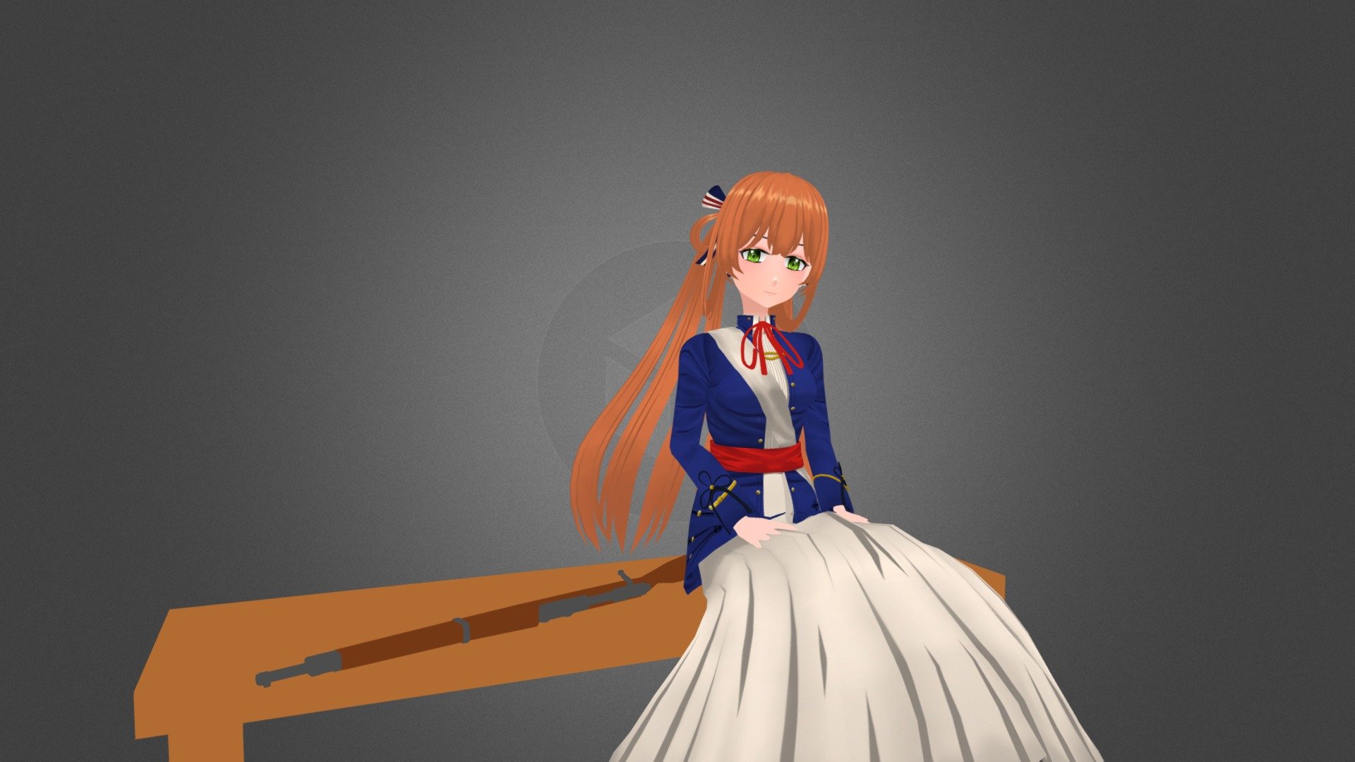 Girl's FrontLine SpringField 少女前線 春田 - 3D model by YongXian (@q35153784 ...