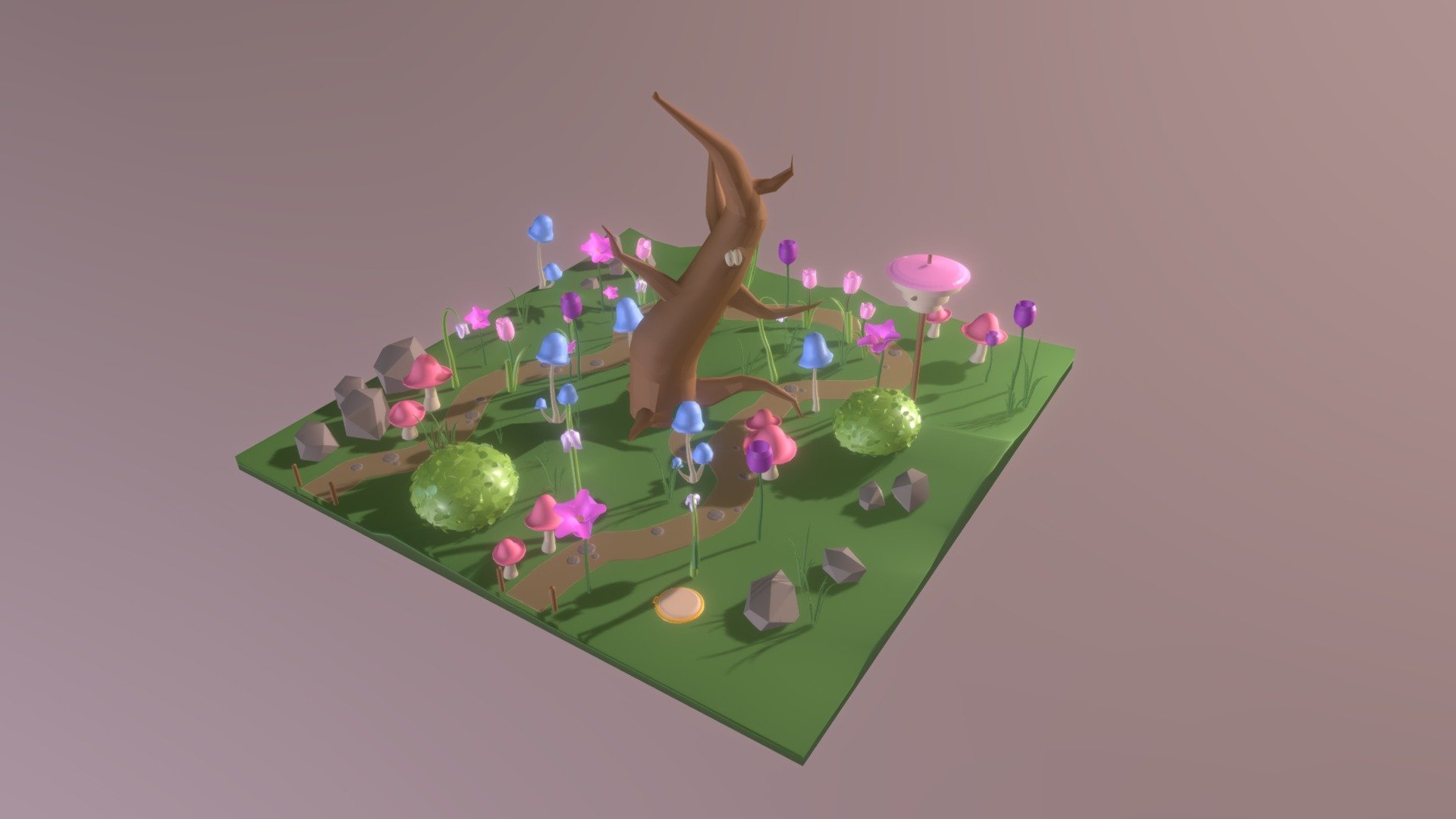cube world (2) - 3D model by mxrlijn [0d87d30] - Sketchfab