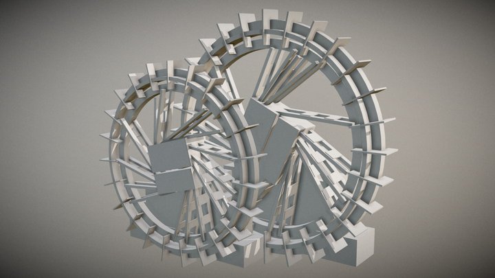 Waterwheel 3D models - Sketchfab