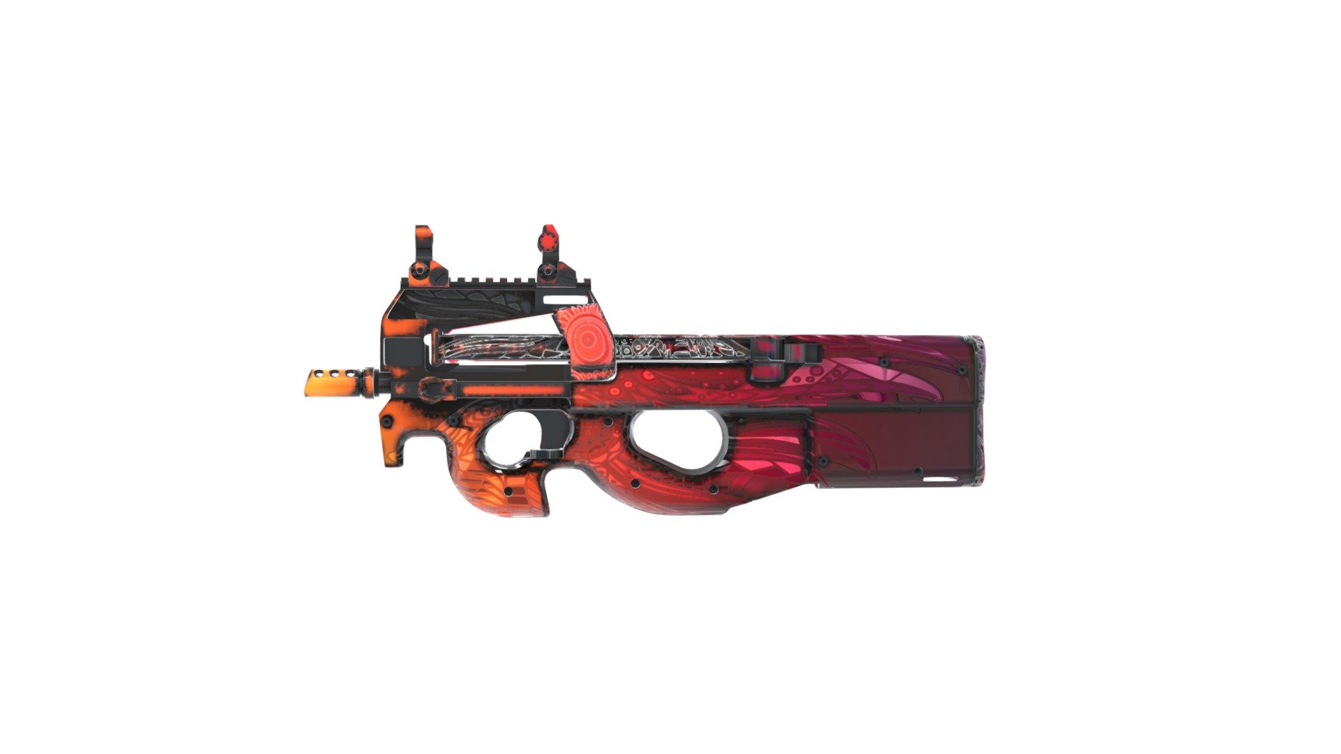 weapon_smg_p90 - 3D model by ob.rasty [0d89020] - Sketchfab