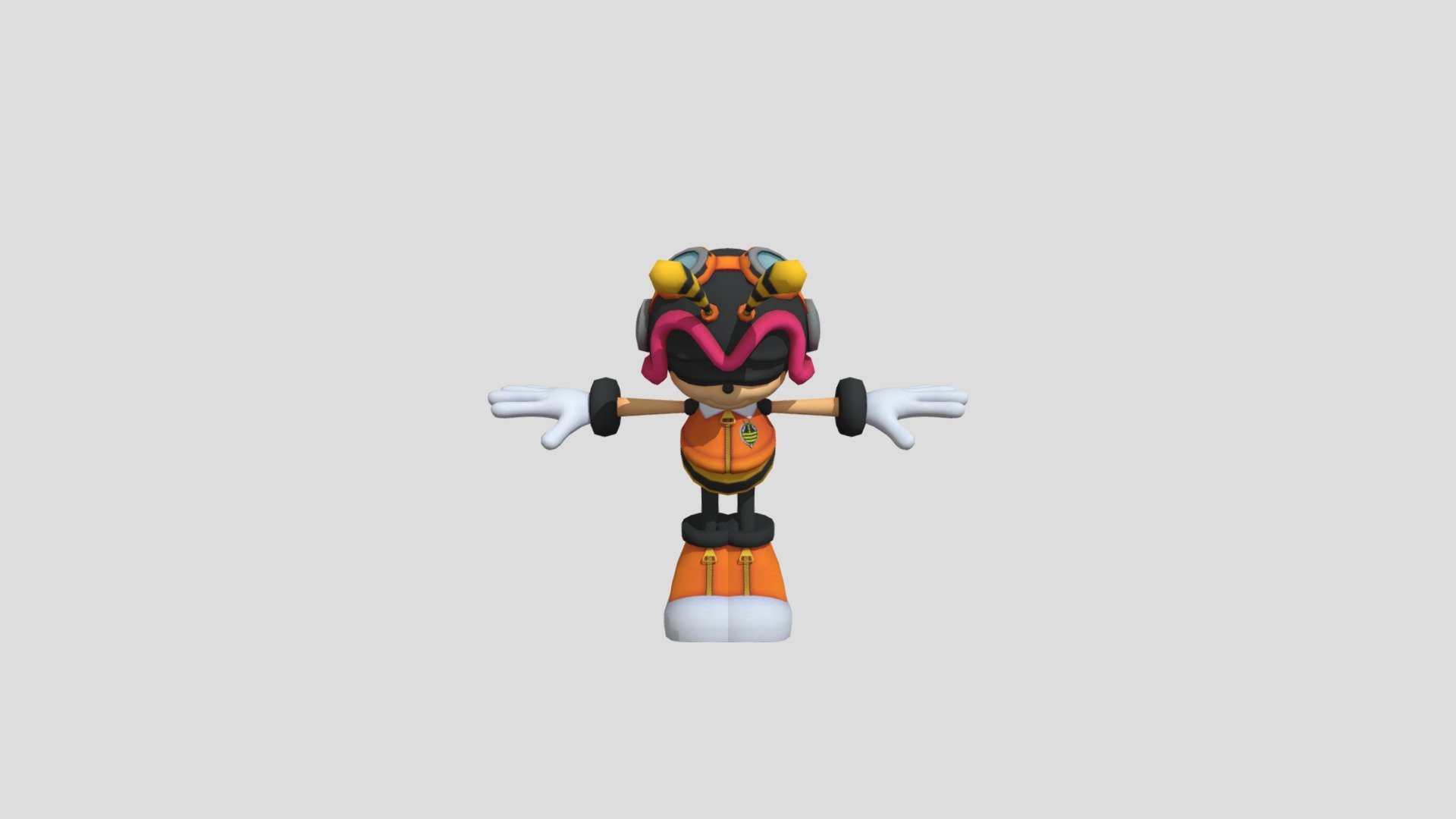 Charmy Bee - Download Free 3D model by Peppino fnaf pizza tower ...