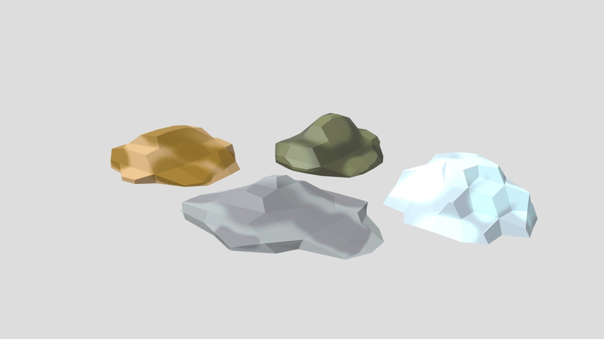 Low Poly Environment Rocks - 3D model by WorldCreator (@WorldCreator97 ...
