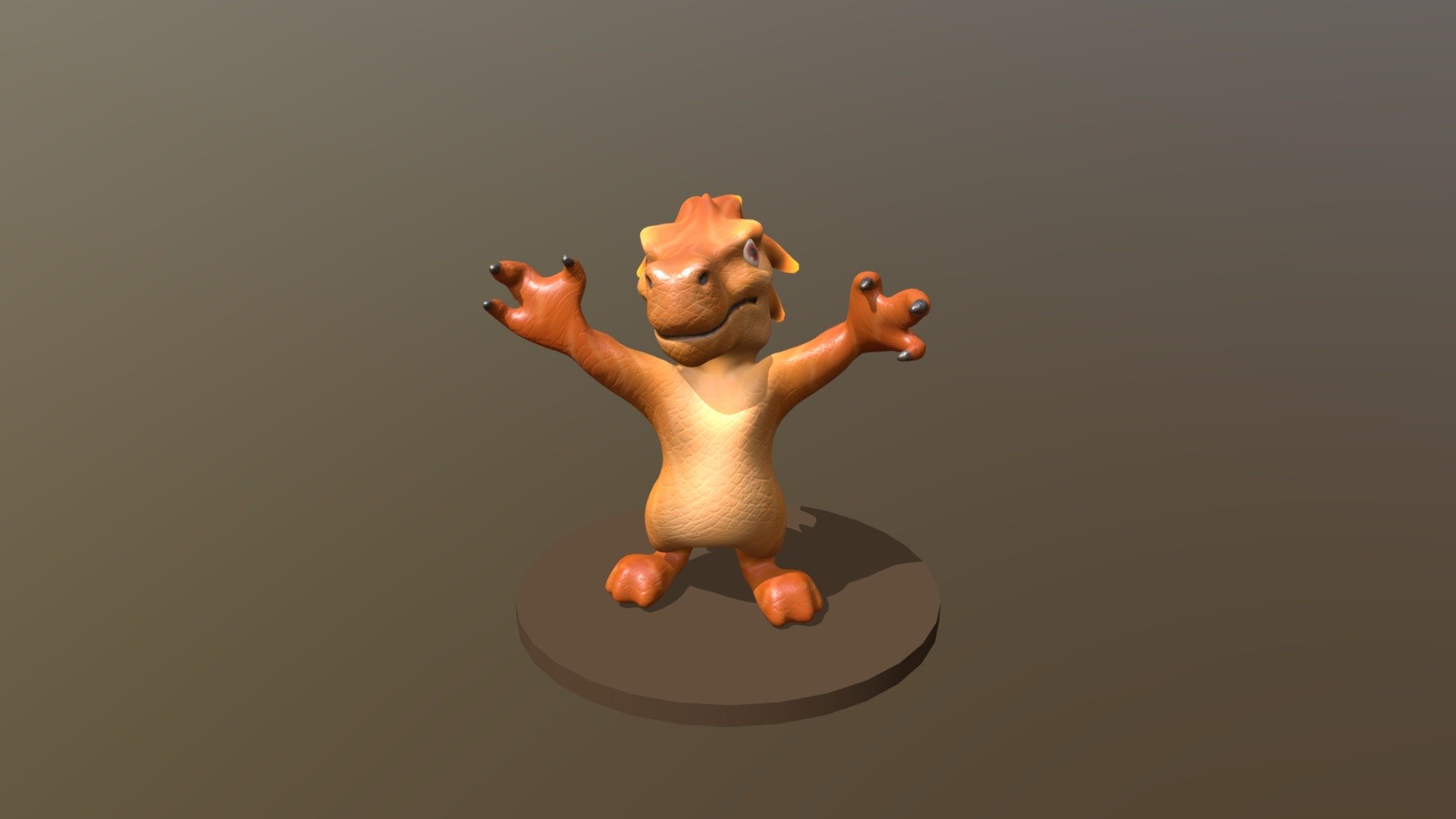 French Fry the dragon - 3D model by Angryvoidarts (@janni.pursiainen ...