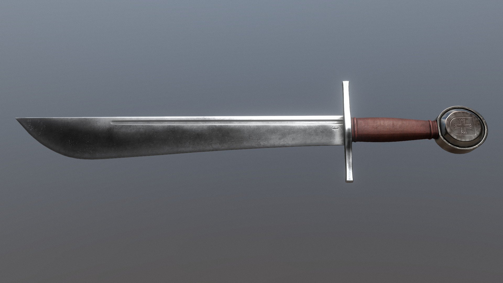 Medieval Falchion - 3D model by ferum [0d8e758] - Sketchfab