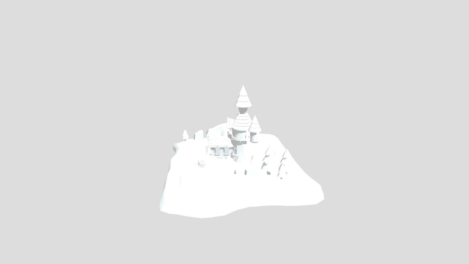 Low Poly Stylized Castle Environment - 3D model by shakeelriaz85 ...