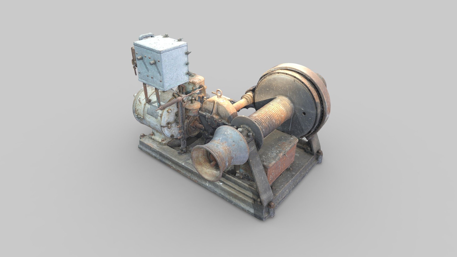 Chatham Dockyard Winch - Download Free 3D model by artfletch [0d8ffd5 ...