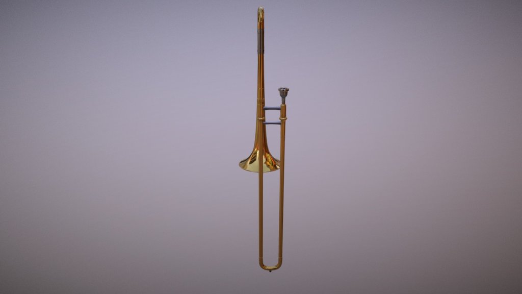Trombone - 3D model by Kechipo [0d91bd2] - Sketchfab